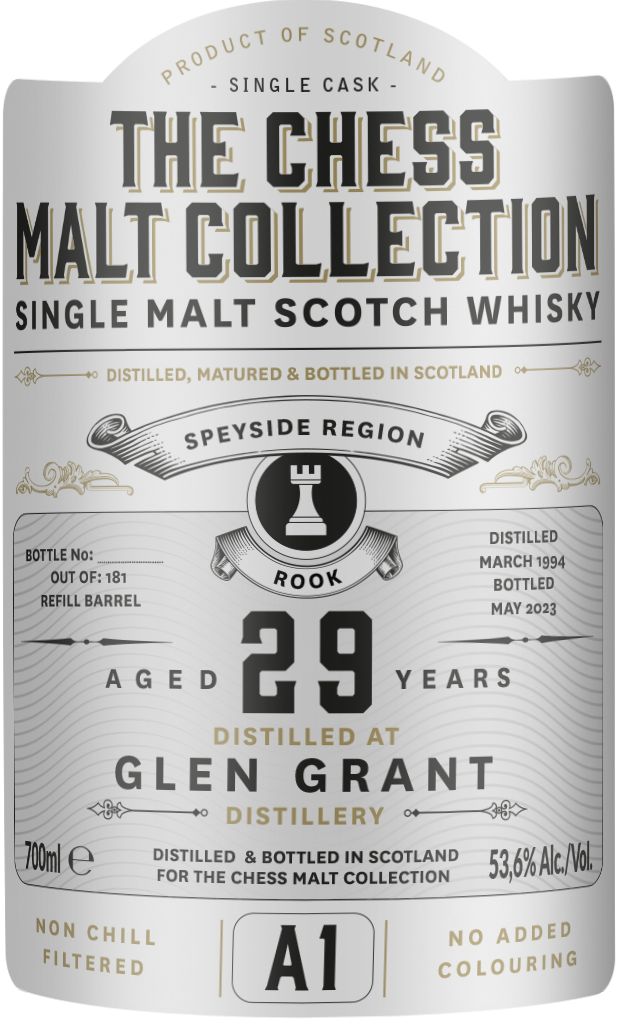 CHESS MALT WHITE ROOK A1 GLEN GRANT 29 ÅR - THE CHESS MALT COLLECTION ...