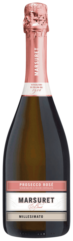 MASURET PROSECCO ROSÈ MELLISIMATO BRUT 2022 - MOUSSERENDE VINE ...