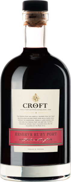 CROFT RUBY RESERVE PORTVIN - 50 CL. - CROFT PORT - Næstved Vinhandel